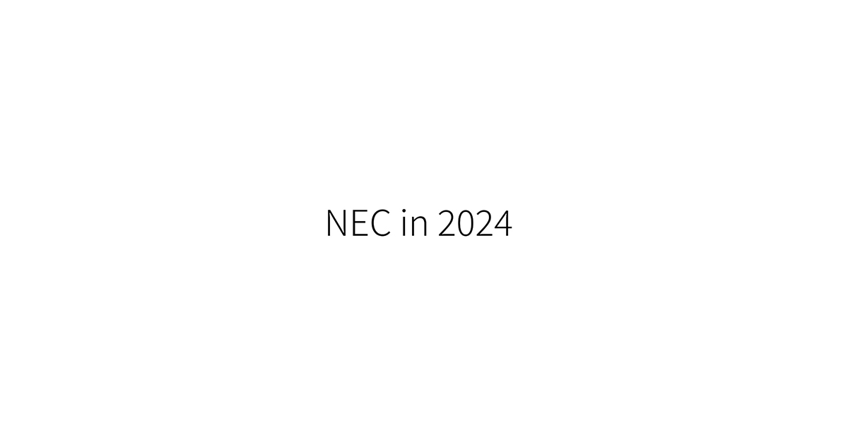 NEC reflects on the initiatives of 2024: We continue to change: NEC ...