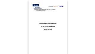 Financial Documents: Investor Relations | NEC