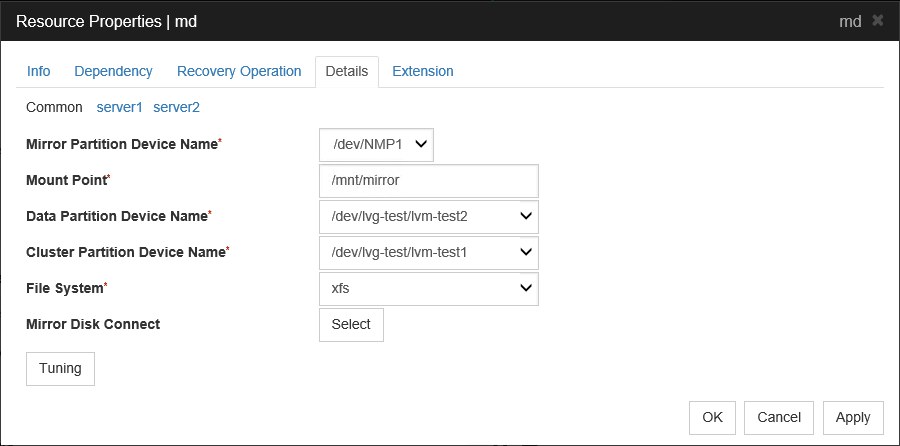 Points To Note When Building A Mirror Disk Type Cluster On Linux In A