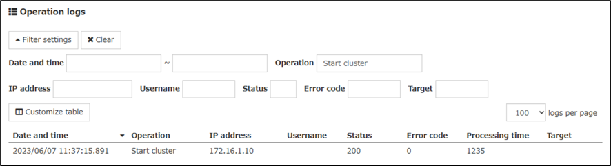 Introducing the Function of EXPRESSCLUSTER: Function to Display ...
