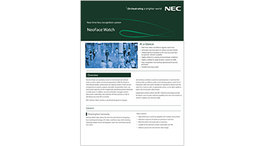NeoFace Watch: Face Recognition | NEC