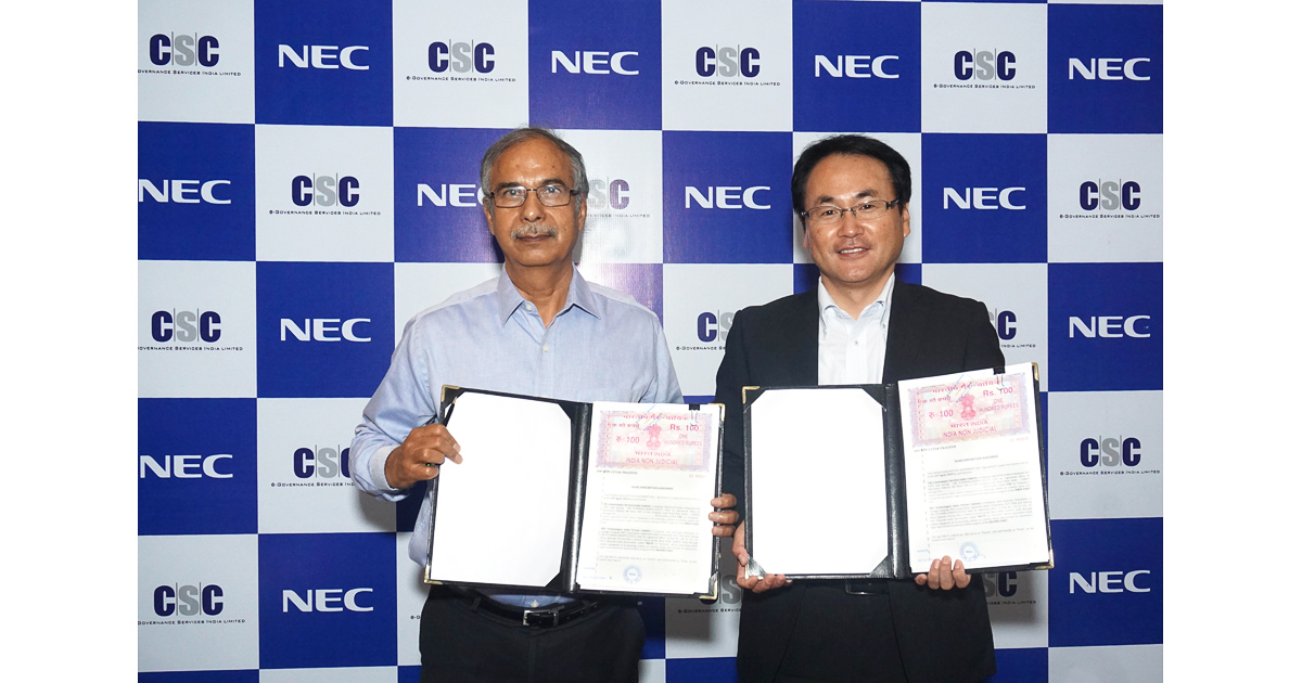 NEC and CSC e-Governance Services to deliver digital services for rural ...
