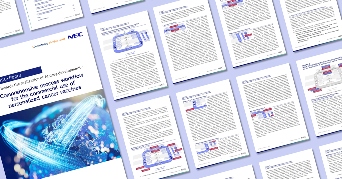 NEC white paper proposes process workflow for AI-driven cancer vaccines: Press Releases | NEC